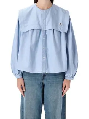 Polo Ralph Lauren Bib Collar Shirt - Blue