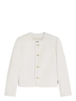 CELINE Celine Icône Jacket In Viscose And Wool Natt