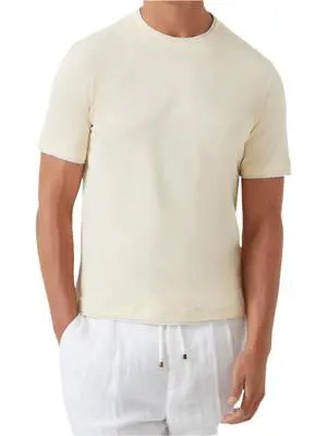 Brunello Cucinelli Layered-detail T-shirt - Ginger