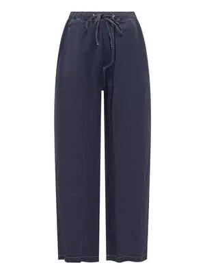 Studio Nicholson Sonny Relaxed Drawstring Pants - Indigo