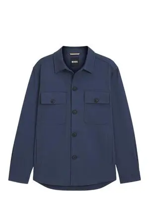 Hugo Boss Long-sleeved Shirt Jacket - Blue