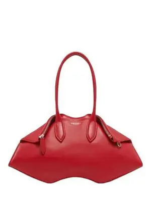 Alexander McQueen Manta Zip Shoulder Bag - Red