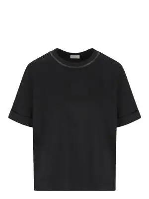 Brunello Cucinelli Short Sleeve T-shirt - Black