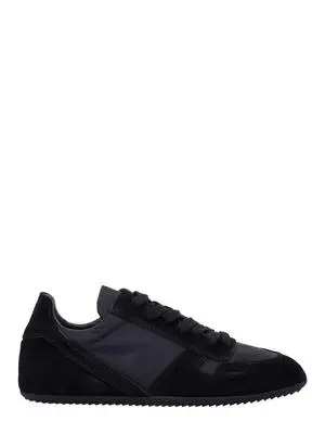 Rick Owens Minimal Low-top Sneakers - Black