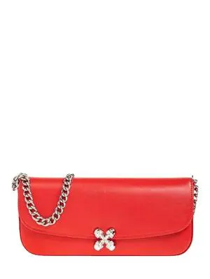 ALEXANDER MCQUEEN Alexander McQueen Skull Flower Chain Clutch Bag