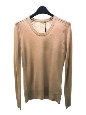 Burberry Round Neck Cashmere Pullover - Nude