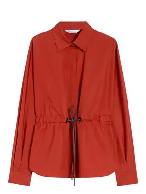 Max Mara Max Mara Tazzina Drawstring Shirt Red