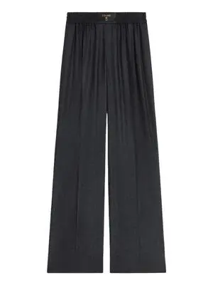 Celine Celine Cashmere Flannel Trousers Carbon Gray