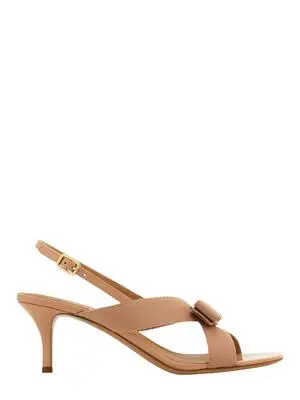FERRAGAMO Salvatore Ferragamo Vara Bow Slingback Sandals Amaretti