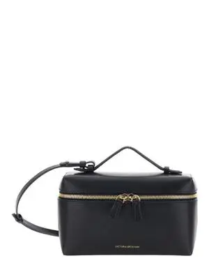 Victoria Beckham Vanity Leather Crossbody Bag - Black