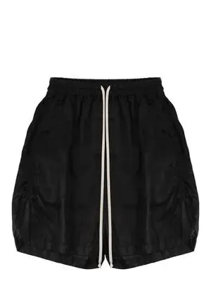 Rick Owens Drawstring Waist Shorts - Black