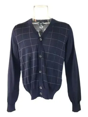 Dunhill V-neck Long-sleeved Sweater - Black