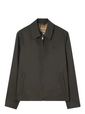 Burberry Tropical Gabardine Bloomsbury Harrington Jacket - Graphite Grey