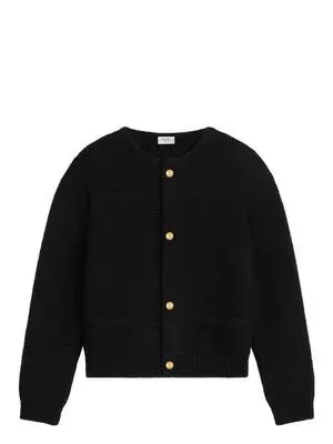 Celine Celine Wool Cardigan Black