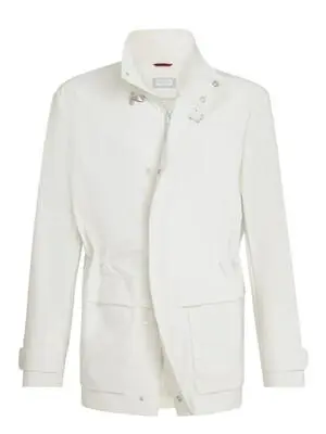 Brunello Cucinelli Unlined Field Jacket - Off-white