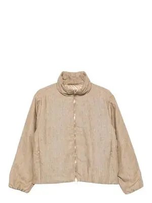 Herno Zip Fastening Jacket - Nude