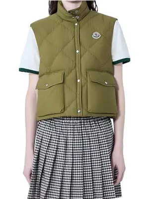 Moncler Quilted Vest - Green