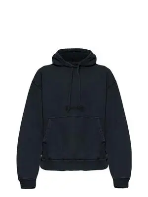 BALENCIAGA Balenciaga Logo Embroidered Drawstring Hoodie