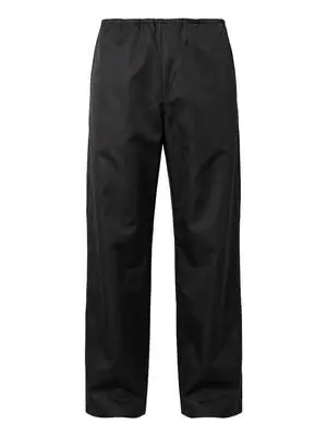 Gucci Technical Silk Poplin Wide Leg Pants - Black