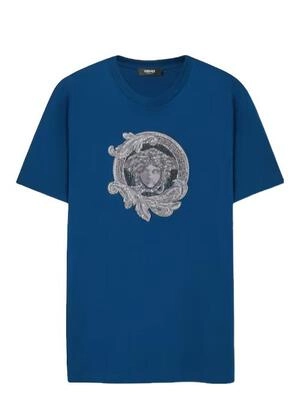 VERSACE Versace Medusa Embellished T-Shirt