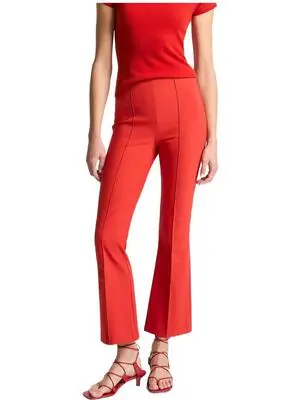 Vince High-rise Cropped Flare Pants - Dkp