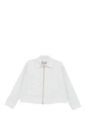 Herno Zip-up Collared Jacket - White