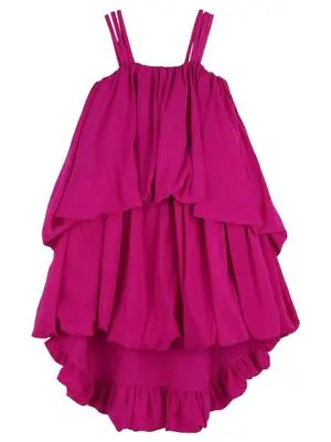 Chloé Sleeveless Ruffled Dress - Purple-red