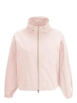 Herno Drawstring Zip-up Jacket - Pink