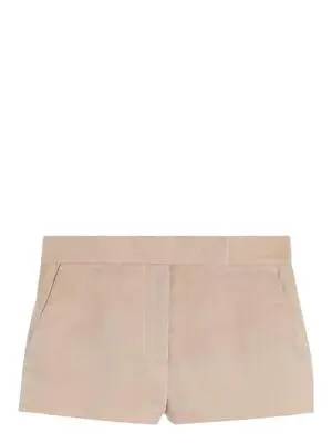 Max Mara Tailored Buttoned Shorts - Camel
