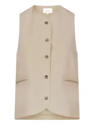 Loulou De Saison Paco Tailored Vest - Camel