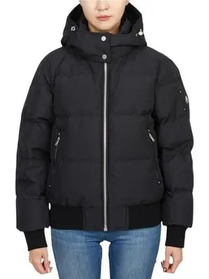 MOOSE KNUCKLES Moose Knuckles Long-Sleeved Hooded Down Jacket