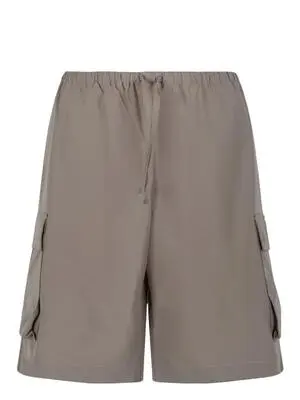 Herno Cargo Drawstring Shorts - Gray