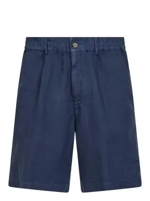 Brunello Cucinelli Elasticated Waistband Bermuda Shorts - Blue