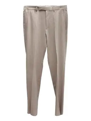 Zegna Tailored Belt Loop Trousers - Nude