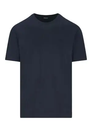 Zegna Crew-neck Short-sleeve T-shirt - No