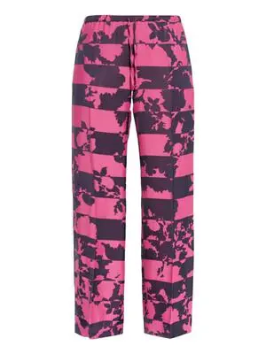 Dries Van Noten All Over Print Pants - Pink