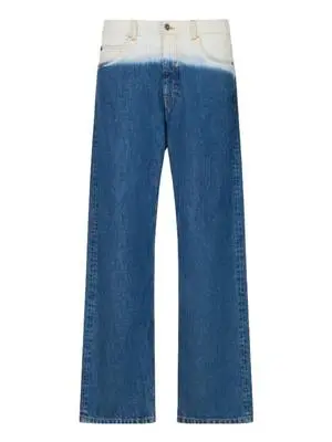 Marni Degradé Finish Wide-leg Jeans - Ultramarine