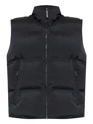 Palm Angels Classic Logo Track Down Vest - Black