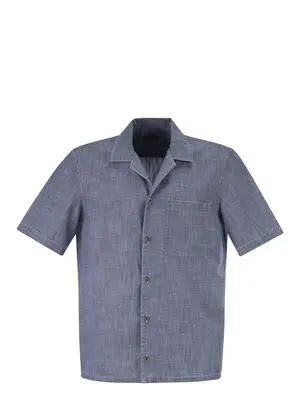 Peserico Peserico Chambray Short Sleeve Shirt No