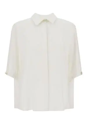 Herno Drawstring Sleeve Shirt - White