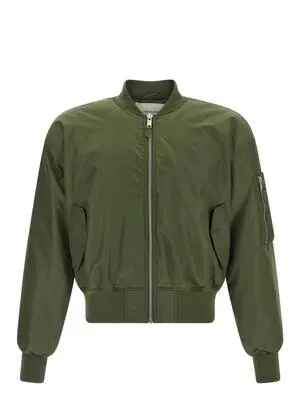 ENTIRE STUDIOS Zip-up Bomber Jacket - Green