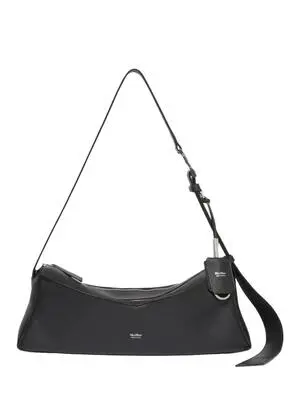 Max Mara Small Mxaskipper Leather Shoulder Bag - Black