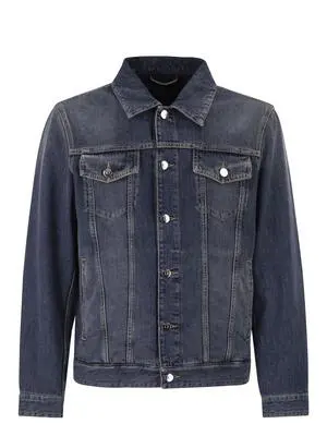 Peserico Tailored Denim Jacket - Black