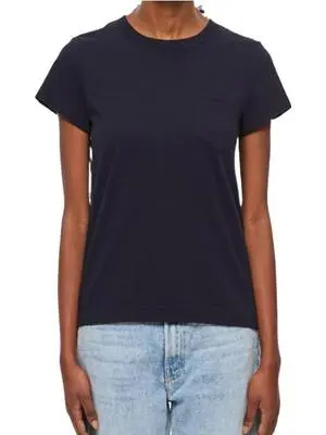 SACAI Sacai Popeline T-Shirt With Pleated Detailing