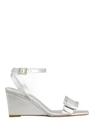 ROGER VIVIER Roger Vivier Belle Buckle Wedge Sandals