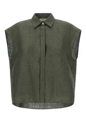 Herno Sleeveless Shirt - Black