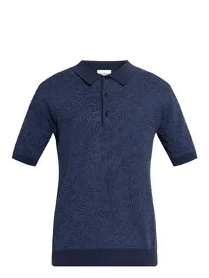 ETRO Etro Textured Knit Polo Shirt