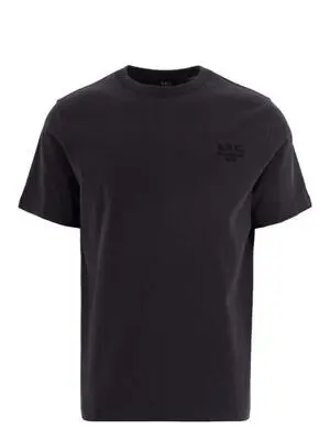 A.p.c. Logo Embroidered Crewneck T-shirt - Black