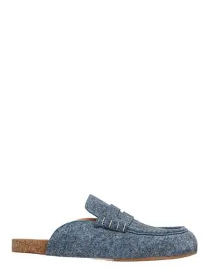 J.W.ANDERSON Stitched Mules - Denim Blue