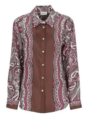 P.a.r.o.s.h Paisley Pattern Silk Shirt - Multicolor